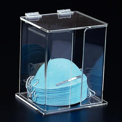Plasdent Clear Acrylic Molded Face Mask Organizer, Sits on Counter, 6-1 ...