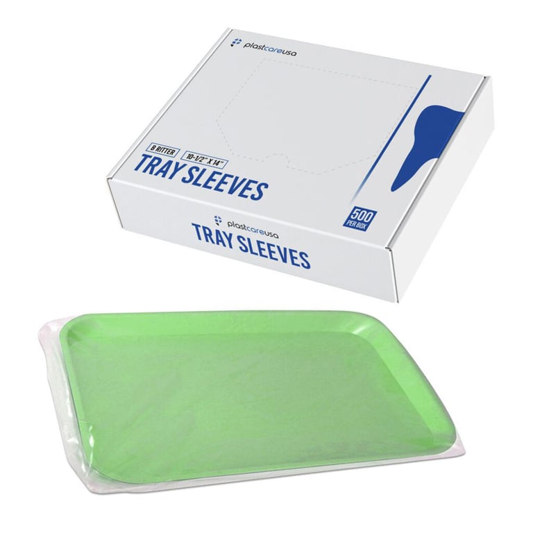 plastcareusa 10.5" x 14" Size B Tray Covers, Clear, 1000/Case | Net32