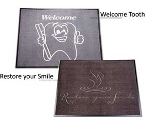 Practicon 4 x 3 Horizontal Logo Entrance Mat. Thicker, plush 100% ...