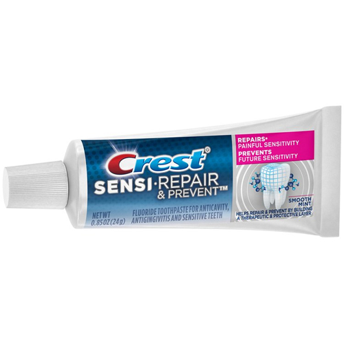 Crest Sensi-Repair & Prevent Sensitive tooth toothpaste, 0.85 oz tubes ...