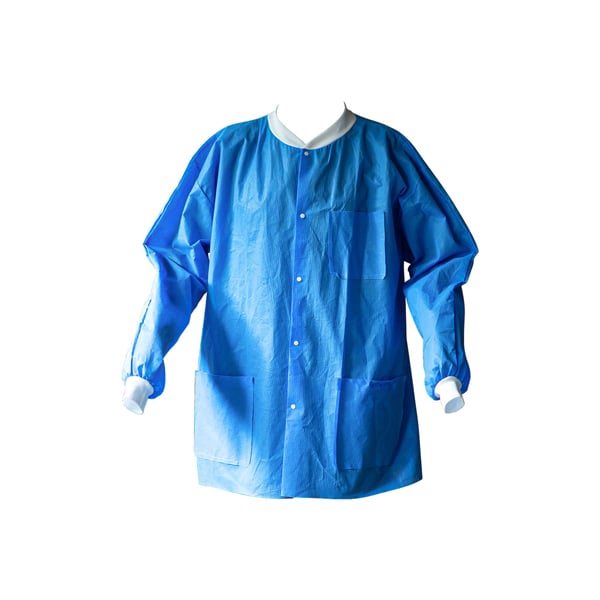 K2 Dental Lab Jacket, Blue, Large, 10/Pk | Net32