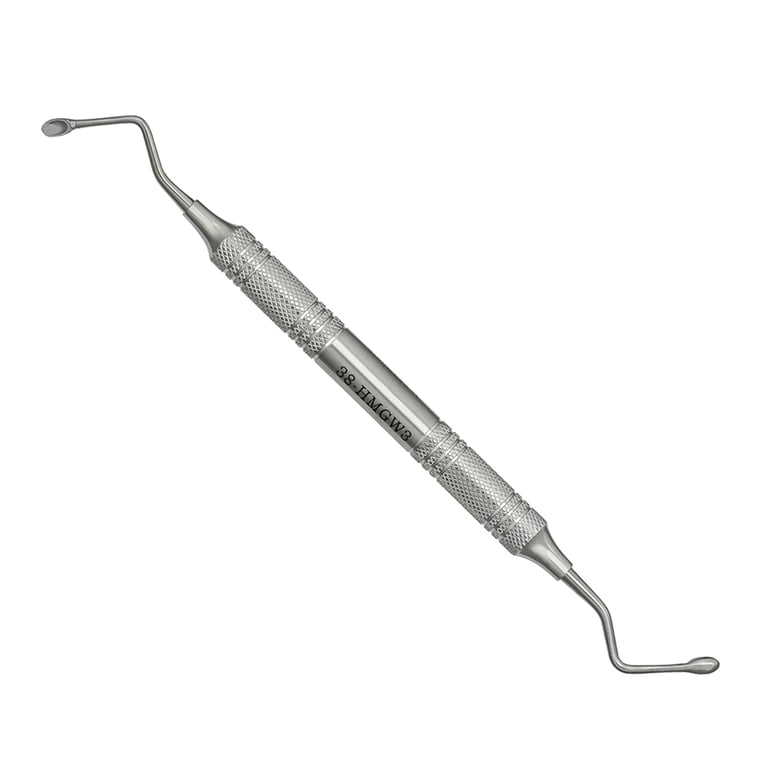 ProDent USA Double-ended 3 Hemingway Bone Curette, Single Instrument ...