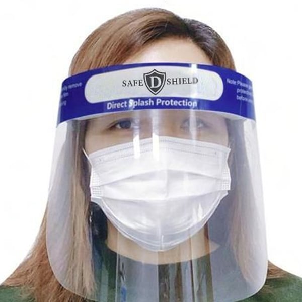 Safe-D-Shield Adult Size Full Face Shield with Forehead Foam Support ...