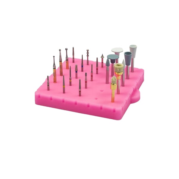 BurButler Ruby Pink, 25-Hole (FG, CA, Short Shank) Bur Block | Net32