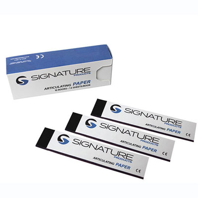 Signature Articulating Papers Straight, Blue/Red, Box of 12 books | Net32