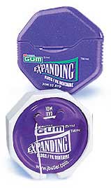 GUM Expanding G-U-M Expanding Floss - Textured Nylon Fibers, Waxed, Box ...