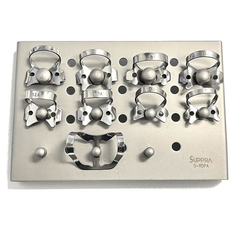 SUPPRA Endo Clamps and Organizer Set, Assorted, Single Set. Includes ...