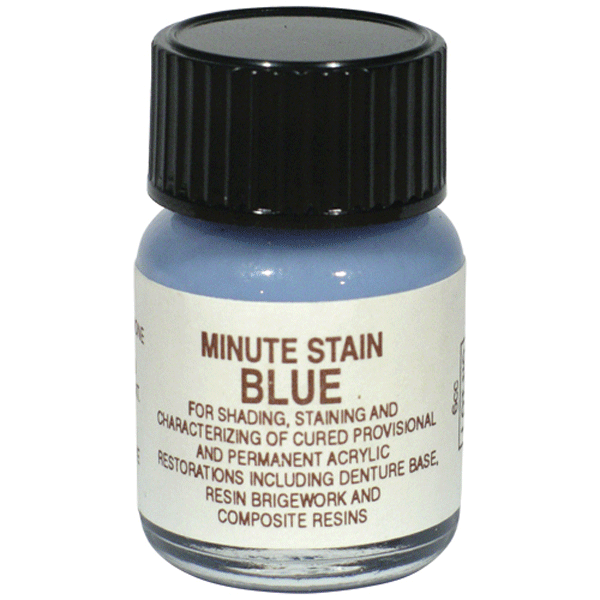 Minute Stain Colored Acrylic Liquid, Blue, 6cc, Single Bottle | Net32