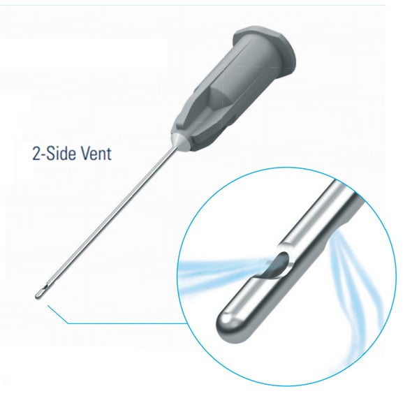 Transcodent 27 Gauge Double Vent Endo Irrigation Needles, Grey, 25/Pk ...