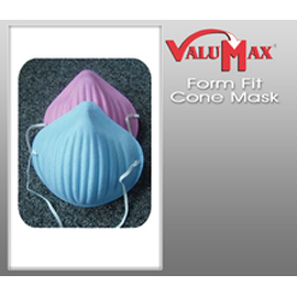Form-Fit Molded Cone Mask - ROSE PINK, Excellent Filtration, Fluid ...