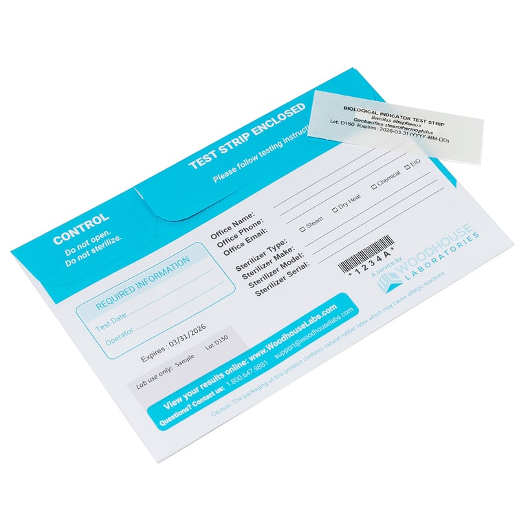 SporeAlert One Time Mail-In Sterilizer Monitoring Spore Testing Service ...