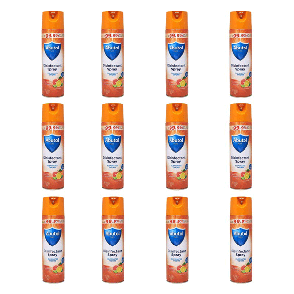 Abutol Antibacterial 75% Ethanol Disinfectant Spray Citrus Garden 19oz ...