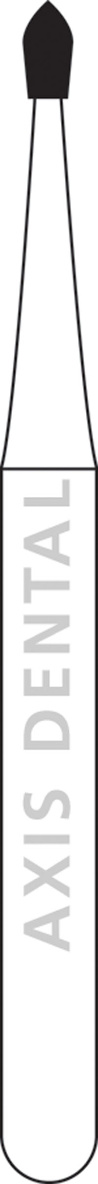 NTI FG #330 SS (short shank) Pear shaped Carbide Bur, clinic pack of ...