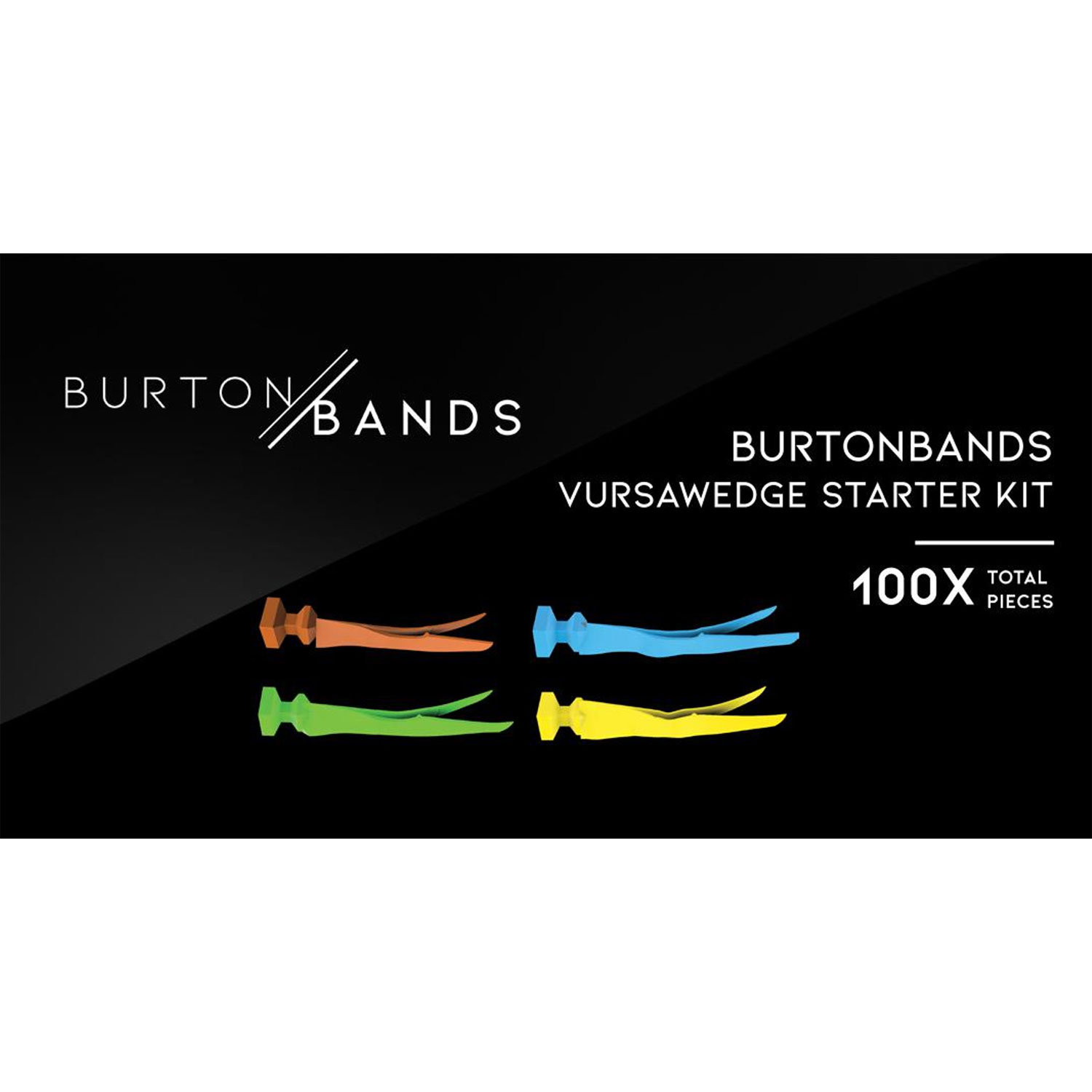 BurtonBands VursaWedge Asstorted Size Starter Kit, 100/Pk. Includes: | Net32