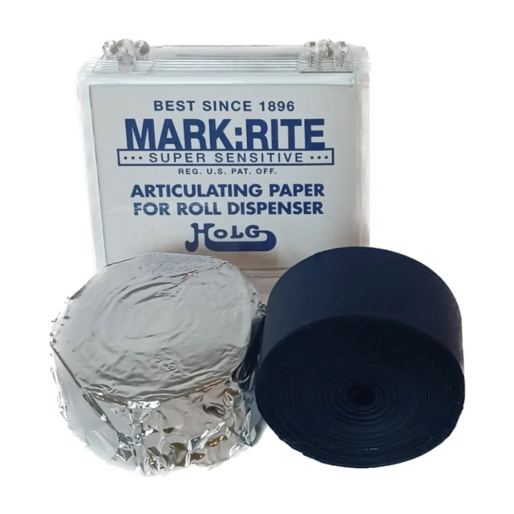 Holg Mark Rite roll of thin, blue articulating paper, 33.75 foot roll ...