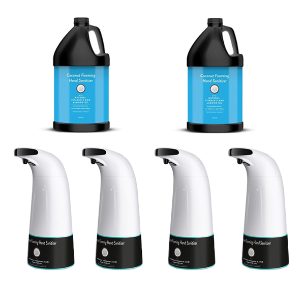 Clean Source Coconut Foaming Hand Sanitizer Starter Kit. Kit Includes ...