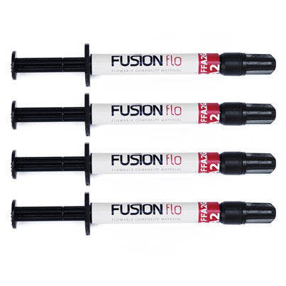 Fusion Flo A1 shade, 4 x 1g Syringes. Light-Cure Flowable Resin ...