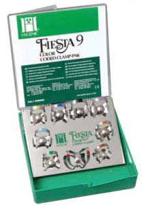 Hygenic Fiesta 9 Wingless Color Coded Clamp Pak. Pak contains: 1 ...