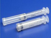 Monoject 12cc Safety Syringe, 20 gauge x 1.5", Bold Graduations 0.2cc ...