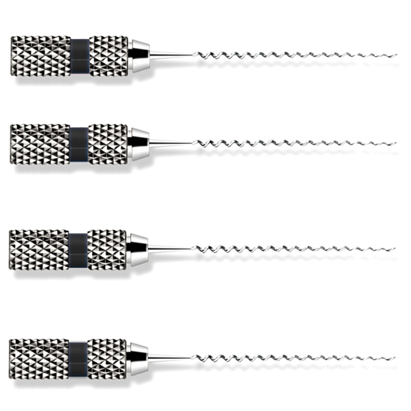 Handy Lentulo Maillefer Paste Carrier, 25mm, Size 4 - Black, 4/Pk ...