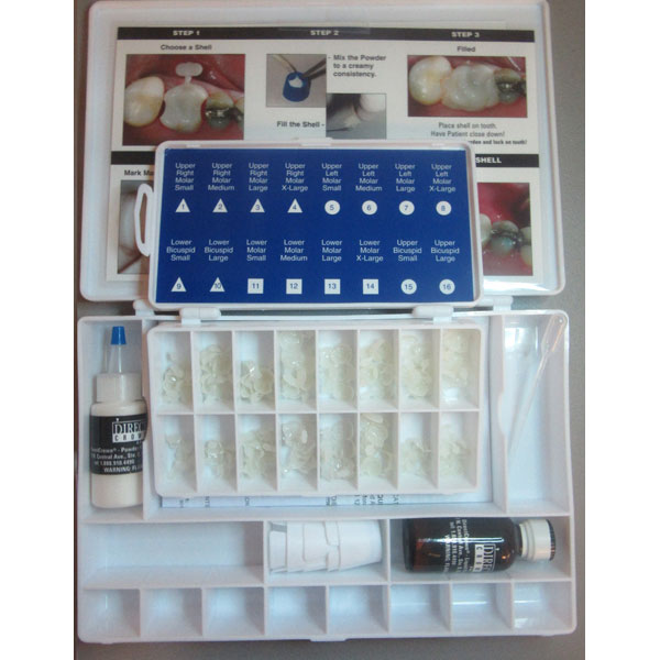 DirectCrown Adult Crown Kit - 112 Adult Crown Shells (Translucent ...