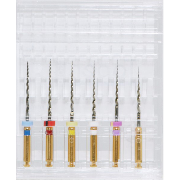 Taper Gold Endodontic File 21mm-assorted, 6/Pk. Includes one of each ...