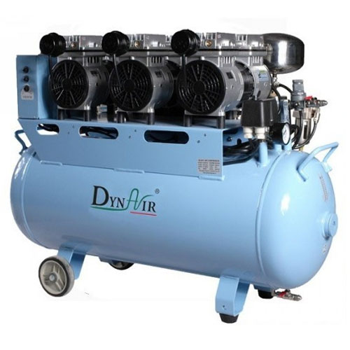 DynAir Air Compressor with Air Dryer, Silent and Oil Free, 1650W (2.25 ...