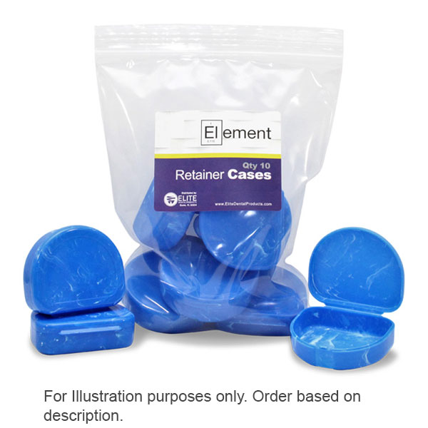 Element Orthodontic Retainer Case - Marble Blue, Case of 100 boxes. Big ...