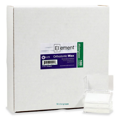Element Orthodontic Wax - Wintergreen - 100/Pk. Adheres to orthodontic ...