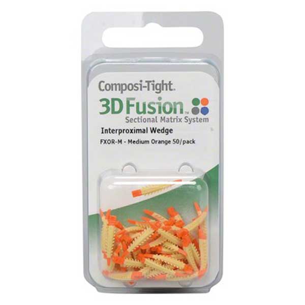 Composi-Tight 3D Fusion Matrix Wedges Refill, Medium, Orange, 50/Pk | Net32