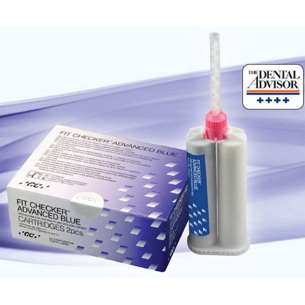 Fit Checker Advanced BLUE Cartrige package: 2 - 48 ml & 3 mixing tips ...