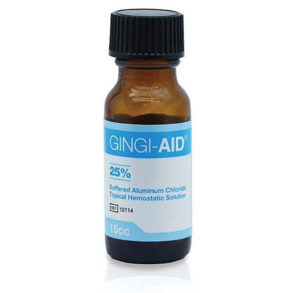 Gingi-Aid 25% Buffered Aluminum Chloride Solution (Astringent), 15 mL ...
