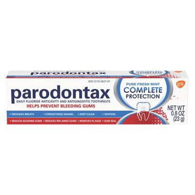 Parodontax Complete Protection Toothpaste, Pure Fresh Mint Flavor, Case ...