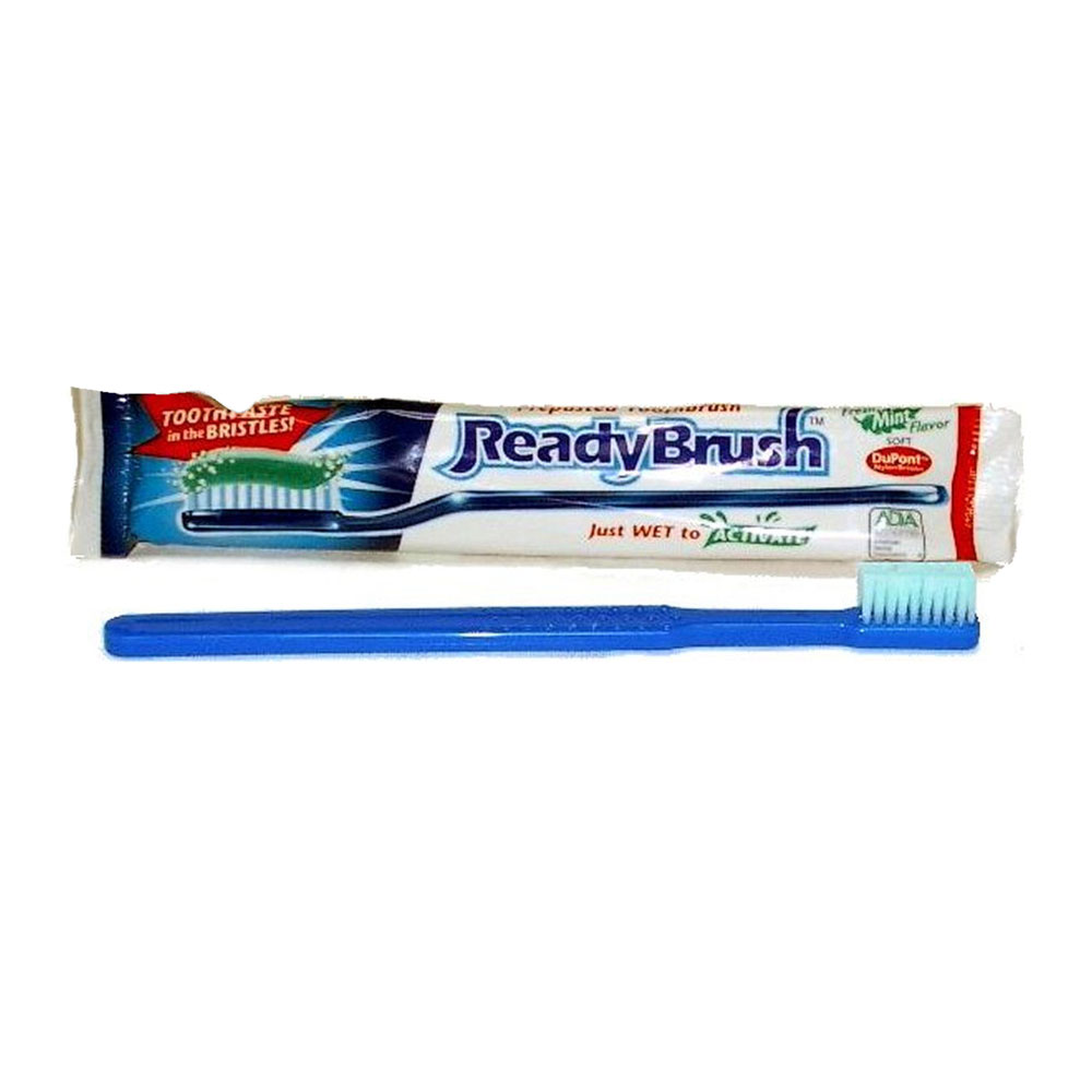 ReadyBrush Prepasted Toothbrush, Adult, Mint, 30/Box | Net32