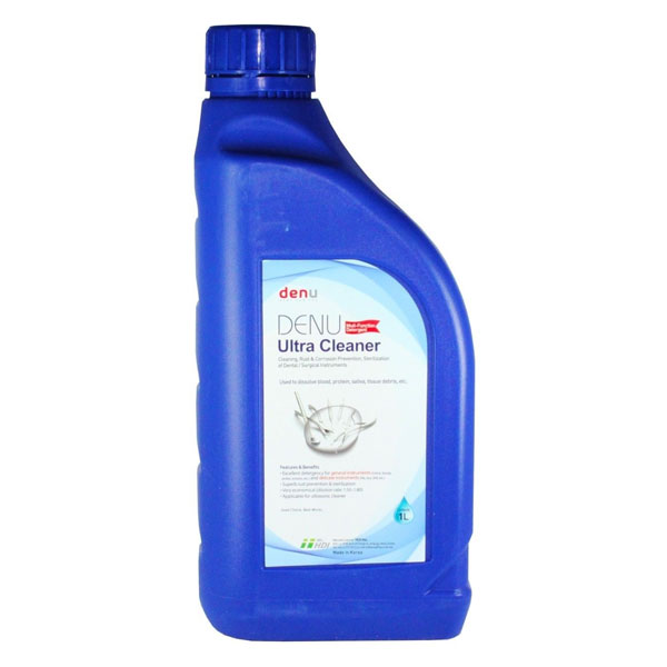 Denu Ultra Dental Instrument Cleaner - 1 Liter Bottle | Net32