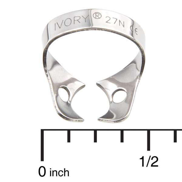 Ivory Clamps #27N Wingless Metal Rubber Dam Clamp, Single clamp ...