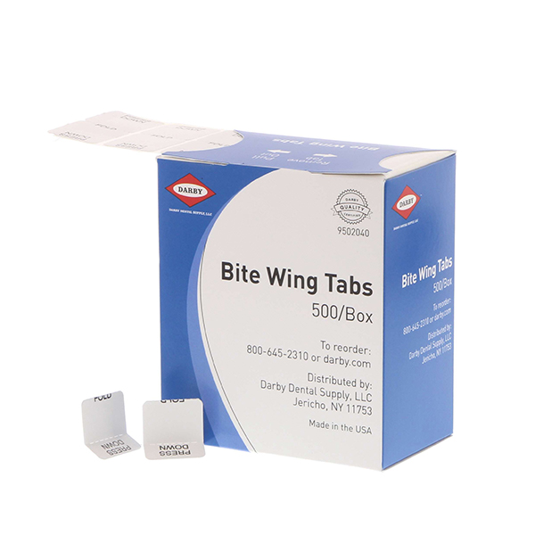 House Brand Bite Wing Tab, Pressure Type, Box of 500 Tabs | Net32