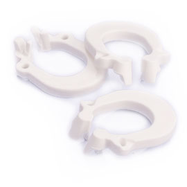 Flexi-Clamp Ronvig White Polymer Matrix Rings, Disposable, compatible ...