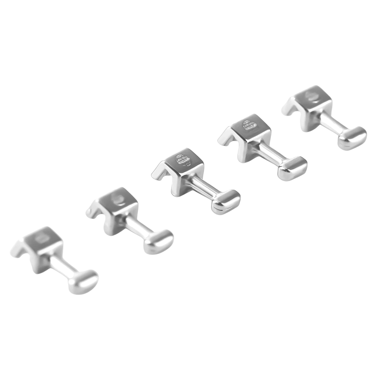 JMU Crimpable Hooks, Square, 2.1 mm, 10/Pk | Net32