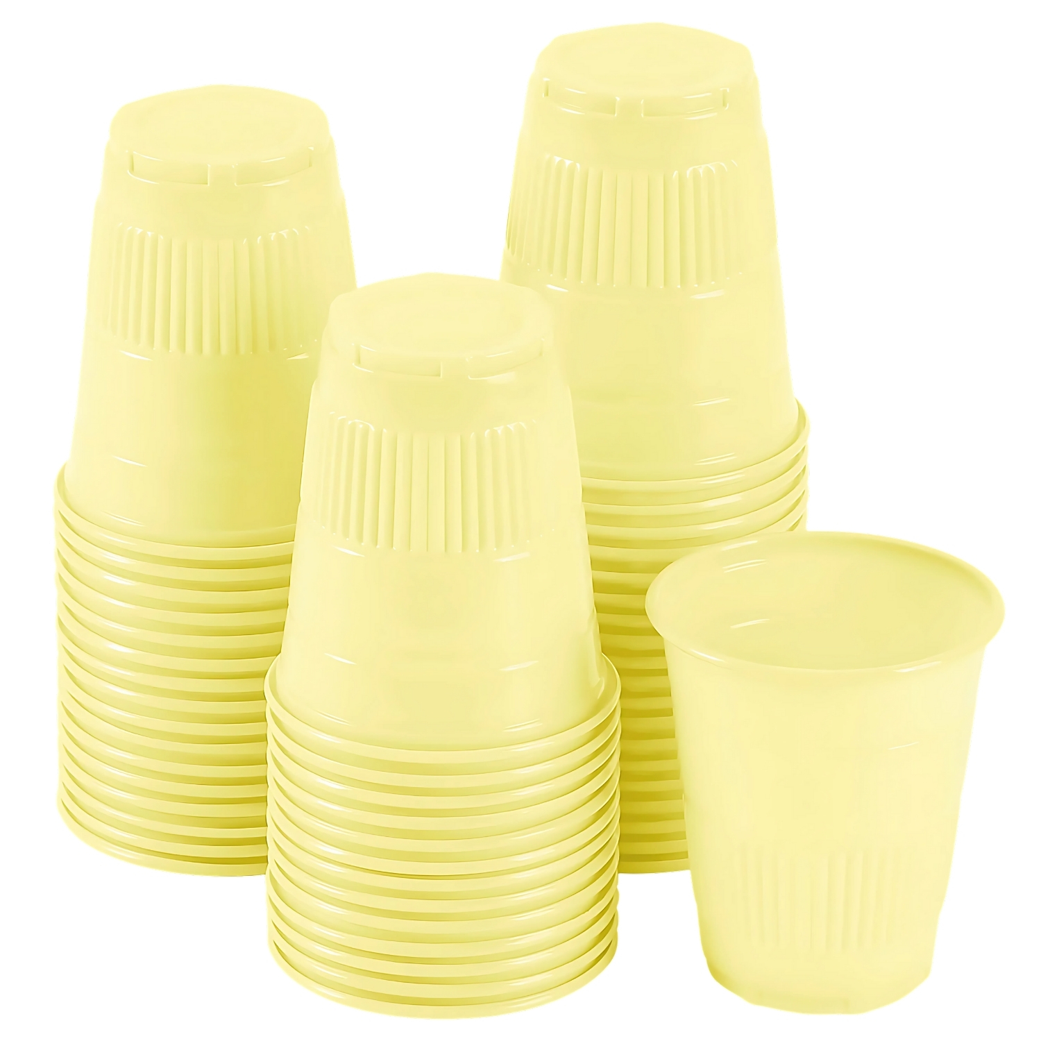 JMU Dental Plastic Drinking Cup, 5 oz, Yellow, 1000/Case | Net32