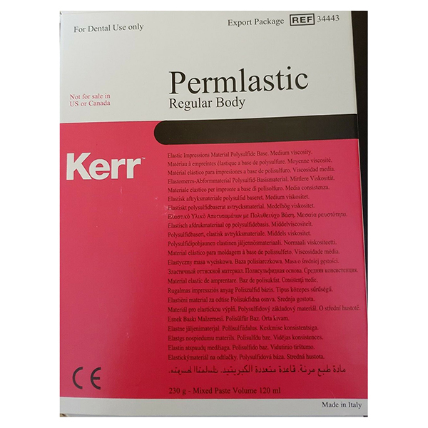 Permlastic Regular Body, Standard EXPORT PACKAGE. Polysulfide | Net32