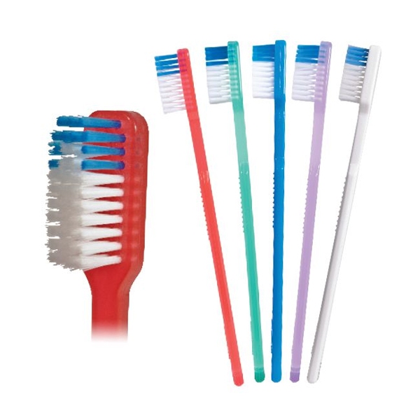 440 Classic Regular Head Soft Toothbrush, 43 Tufts, Cello Wrapped, 100 ...