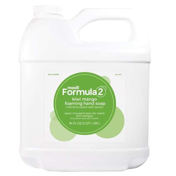 maxill Formula 2 Foaming Hand Soap with Lanolin, Kiwi Mango Scent 2Qt ...