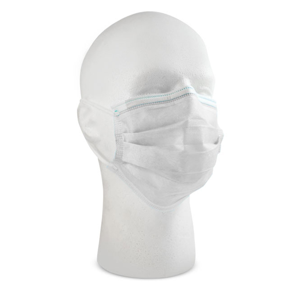 maxill Silken Soft Earloop Style Procedural Mask, White, 50/Box. | Net32