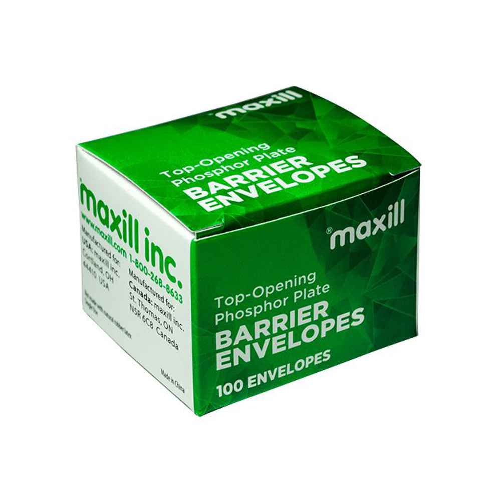 maxill Phosphor Plate Barrier Envelopes, Top-Opening, Size 2, 100/Box ...