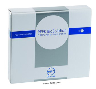 PEEK BioSolution Shade A2/B2, 95mm x 10mm CAD/CAM Round Block 1/Pk | Net32