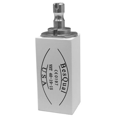 BesQual Zirconia Blocks - Mandrel CAD/CAM VHT 55mm x 19mm x 15mm, 2/Pk ...