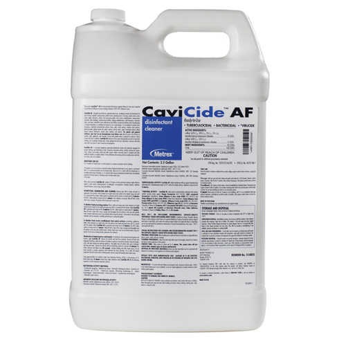 Cavicide AF 2 x 2.5 gallon bottles. Alcohol-free multi-purpose ...