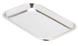 Miltex Mayo Tray Size 10, 10" x 6-1/2" x 23/32", Non-Perforated ...