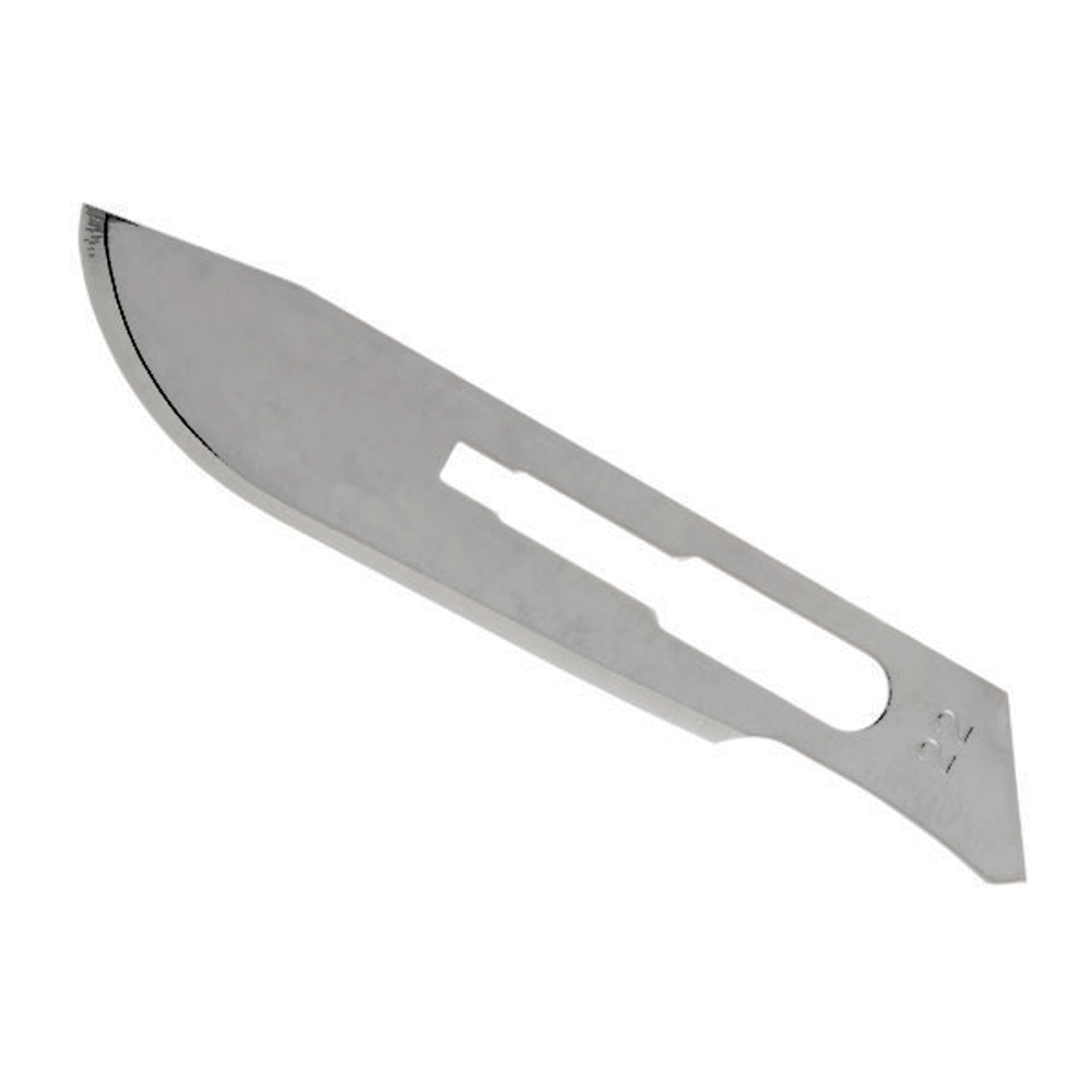 Myco Medical #22 Sterile Carbon Steel Surgical Scalpel Blade, Box of ...